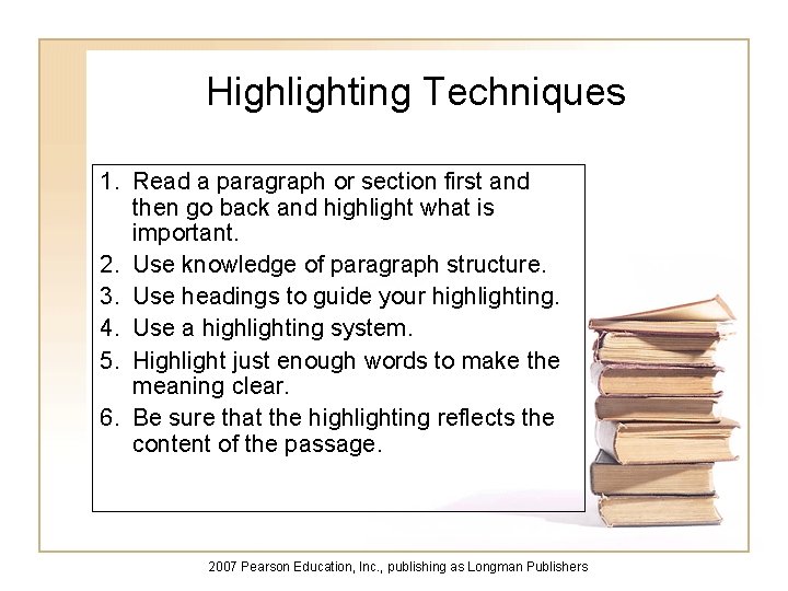 Chapter 7 Techniques for Learning Textbook Material Efficient