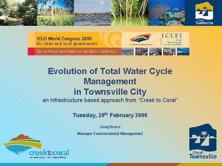 Evolution of Total Water Cycle Management in Townsville