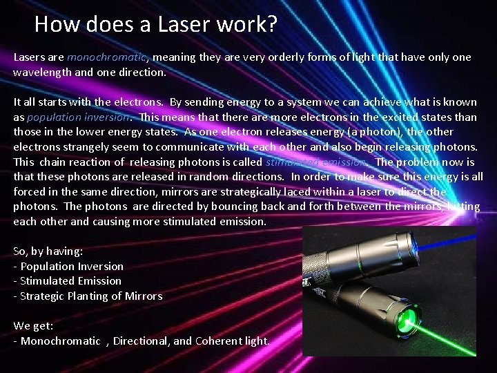 Laser Ignition for Internal Combustion Engines Nick De