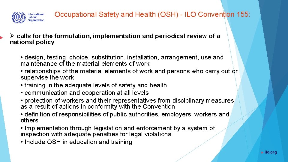 PERC OHS Western Balkan virtual meeting ILO Centenary