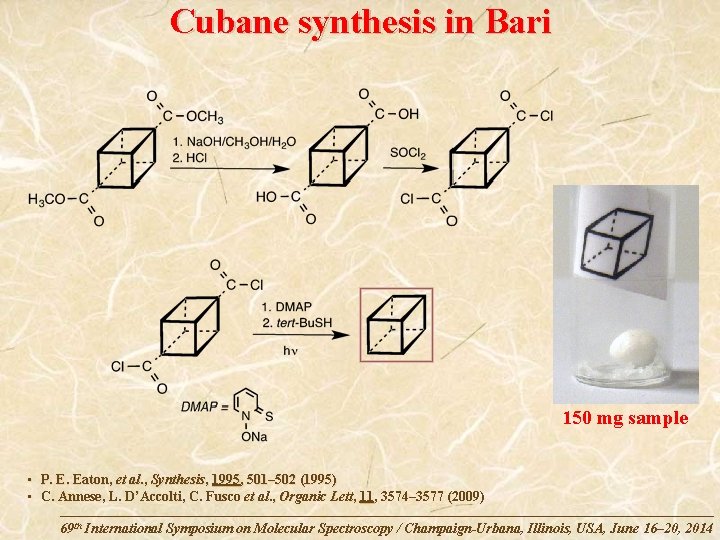 HIGHRESOLUTION INFRARED SPECTROSCOPY OF CUBANE C 8 H