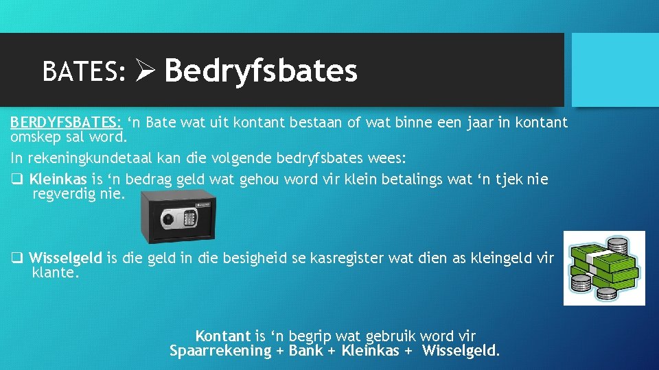 GRAAD 9 Rekeningkundige begrippe Alleenhandelaar n Vorm van