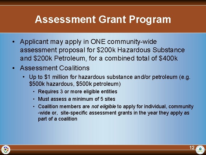 EPA Region 7 Brownfields Grant Workshop Proposal Guidelines