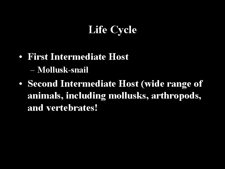 Overview of Common Types of Parasite Life Cycles