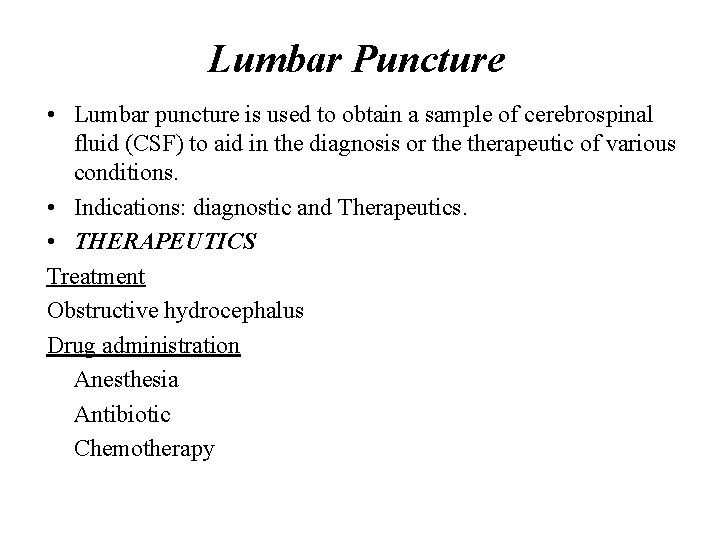Introduction The cerebrospinal fluid is a modified tissue