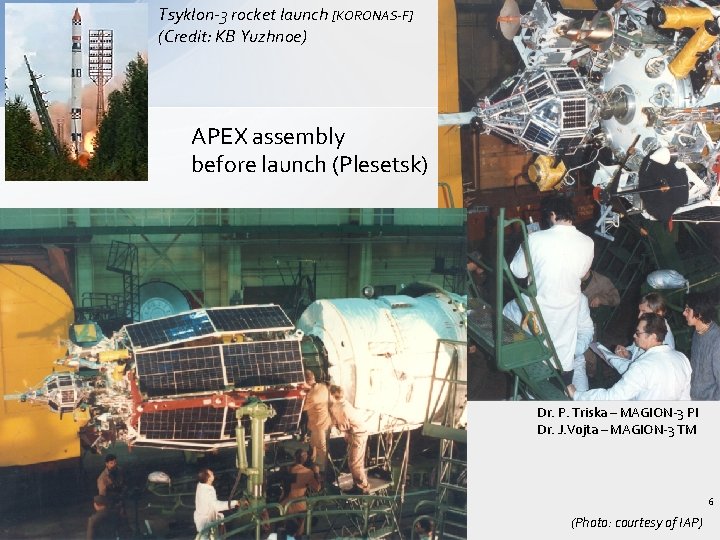 Active Plasma EXperiments 1991 92 OVERVIEW OF APEX