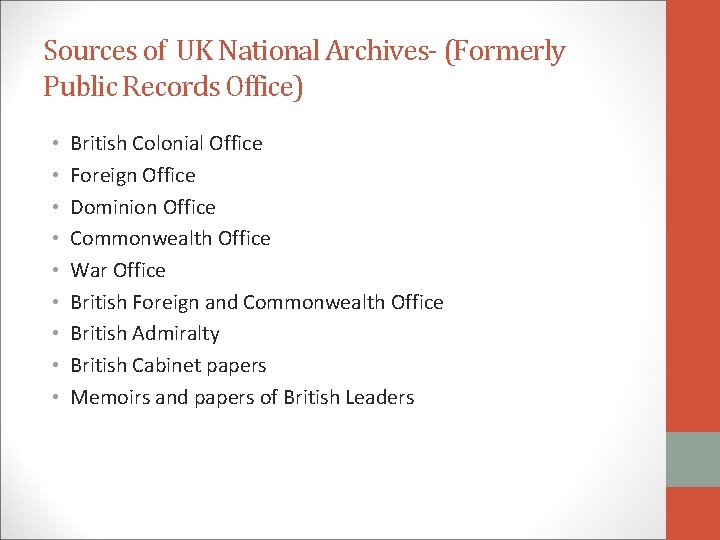 Problems and Prospects of Researching in the British