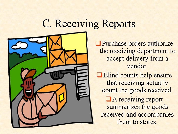 Chapter 8 Procurement and Human Resource Business Processes