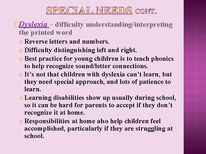 Gifted Learning Disabilities ADDADHD Dyslexia Two forms of