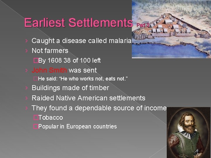 First English Settlements England Seeks Colonies o Two