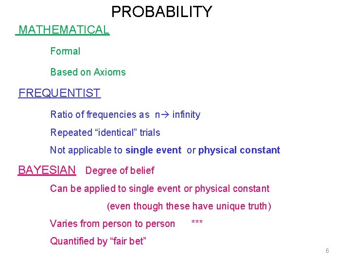 BAYES and FREQUENTISM The Return of an Old