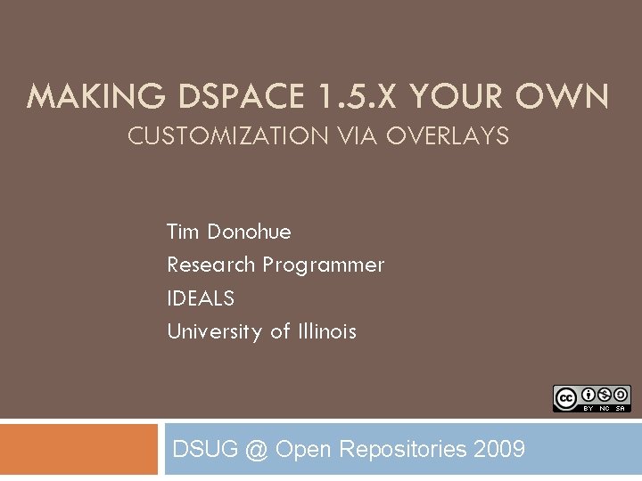 MAKING DSPACE 1 5 X YOUR OWN CUSTOMIZATION