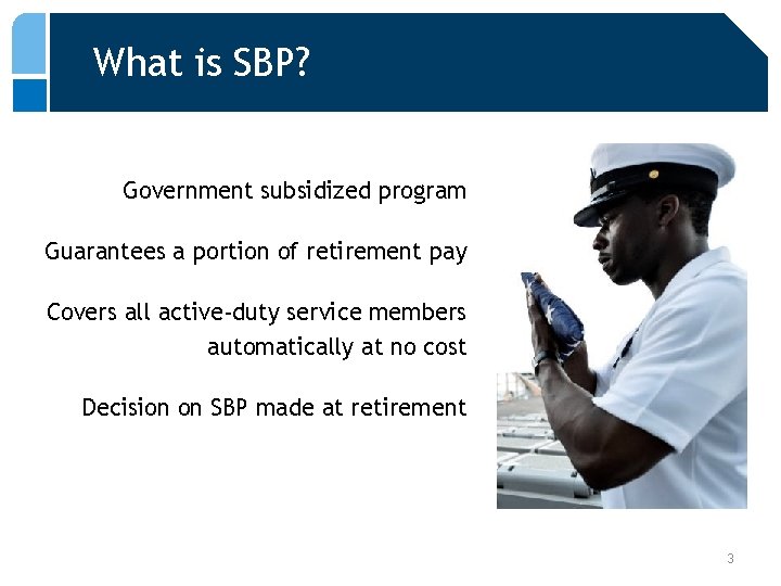 Survivor Benefit Plan Personal Financial Management Standardized Curriculum