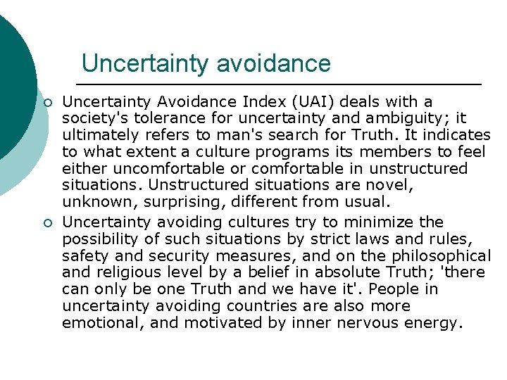Hofstedes cultural model The Onion Model of Culture