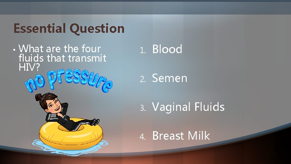 HIVAIDS and STDs Unit 5 Human Immunodeficiency Virus