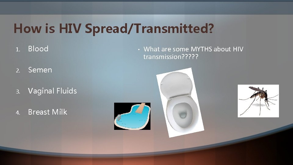 HIVAIDS and STDs Unit 5 Human Immunodeficiency Virus