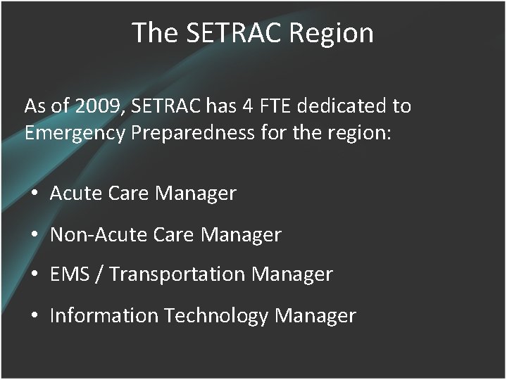 DEMOGRAPHICS Disability Communities SETRAC South East Texas Regional