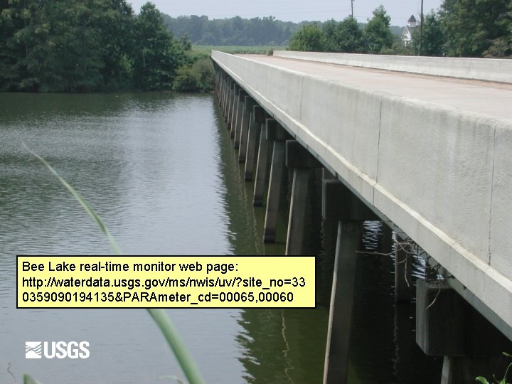 Bee Lake Water Quality Monitor Data Summary Period