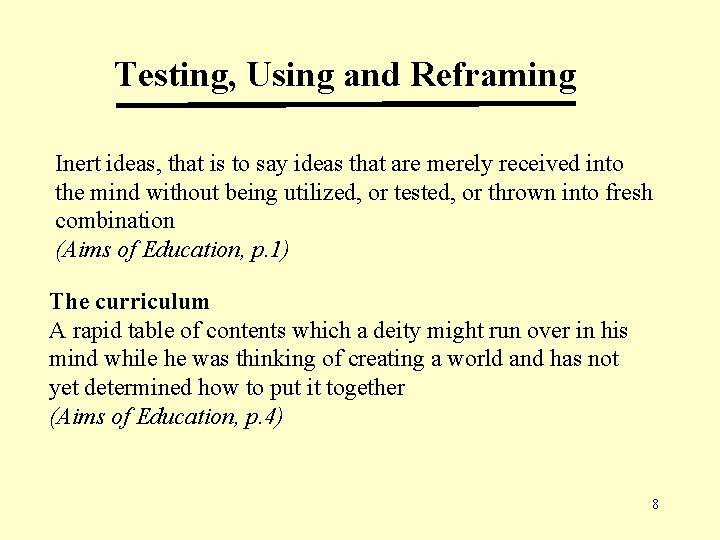 Supporting challenging and embedding small class pedagogy John