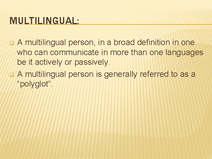 SEMINAR ON MULTILINGUALISM PRESENTED BYRUSTANA PARVIN ROLL 34