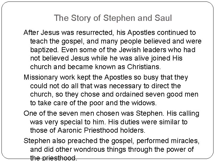 High School History 2 19 Saul A Man