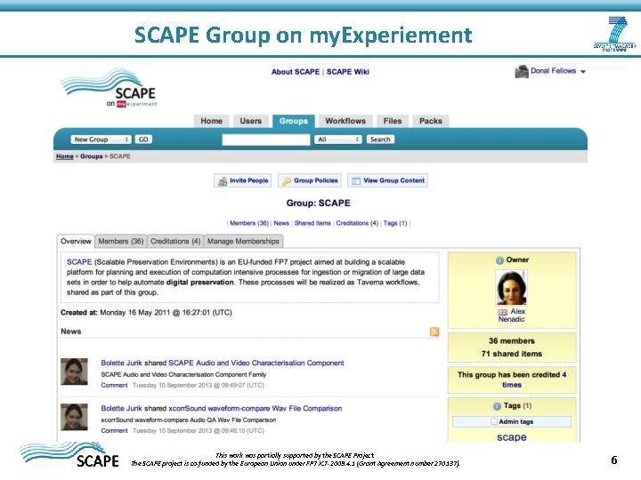 How to share your workflow Collaborating via the