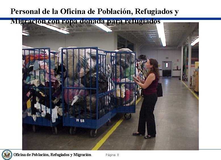 PRM Oficina de Poblacin Refugiados y Migracin El