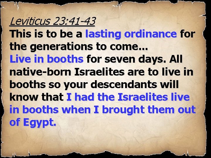 Deuteronomy 16 13 15 Celebrate the Feast of