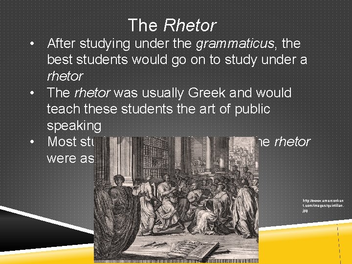 ROMAN HIGH SCHOOL No girls allowed The Grammaticus