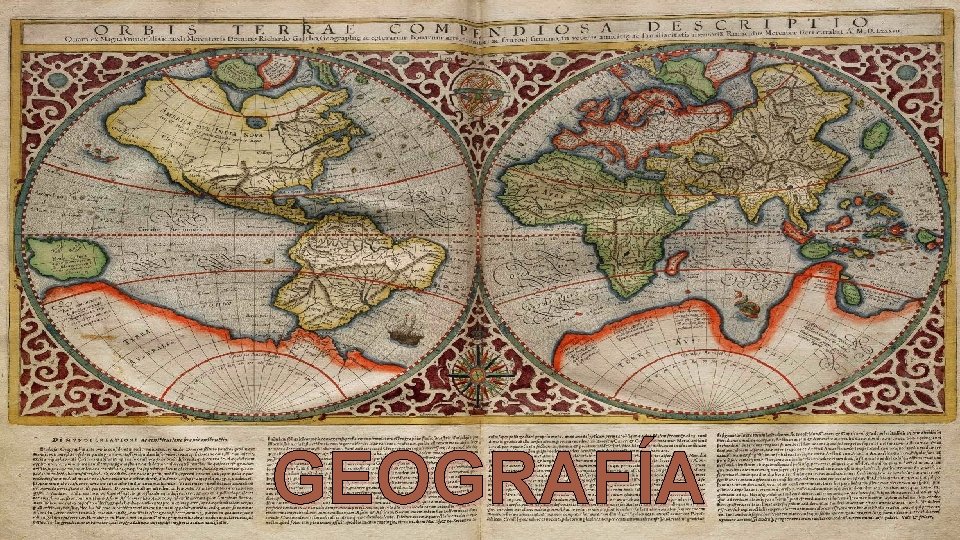 GEOGRAFA La importancia de esta ciencia radica en
