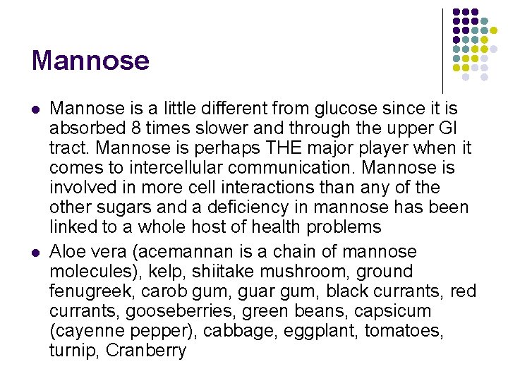 Chapter 6 Nutrition Nutrition l process by which