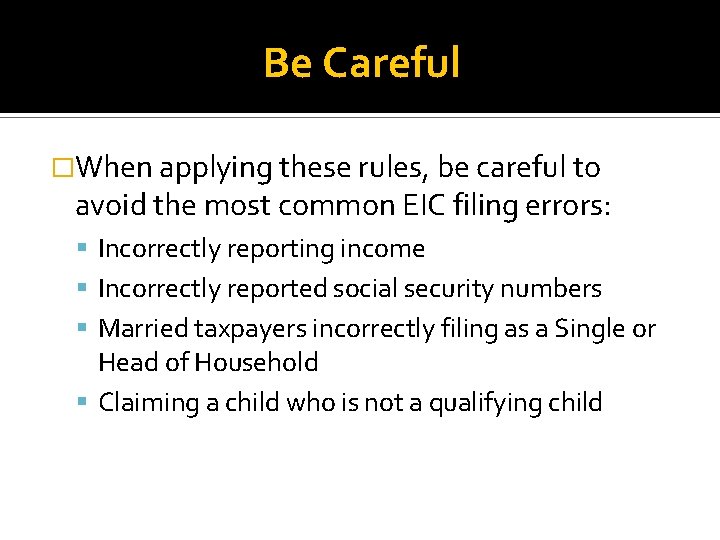 Earned Income Credit EIC What is EIC The