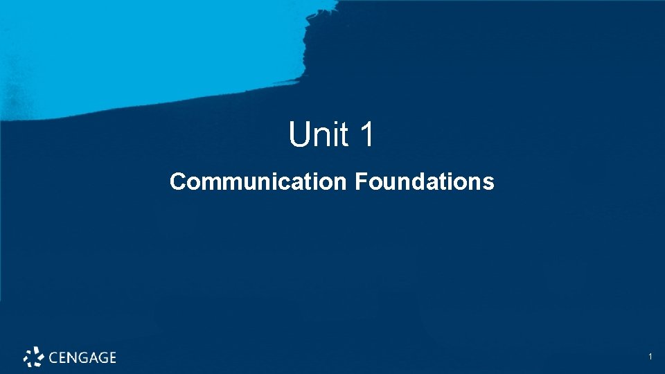 Unit 1 Communication Foundations 1 Chapter 2 Professionalism