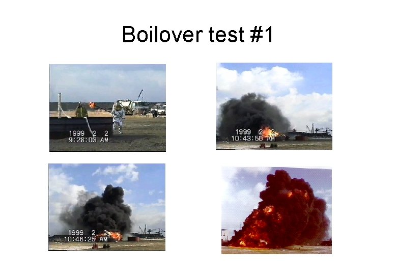 Large Boilover experiments in Japan Hiroshi Koseki National