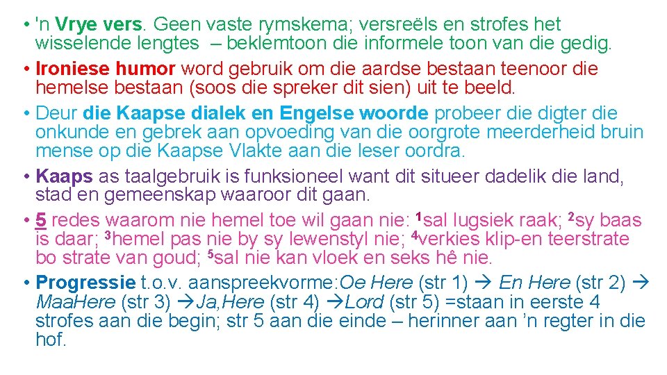 Versagtende omstandighede Peter Snyders Versagtende omstandighede Die titel