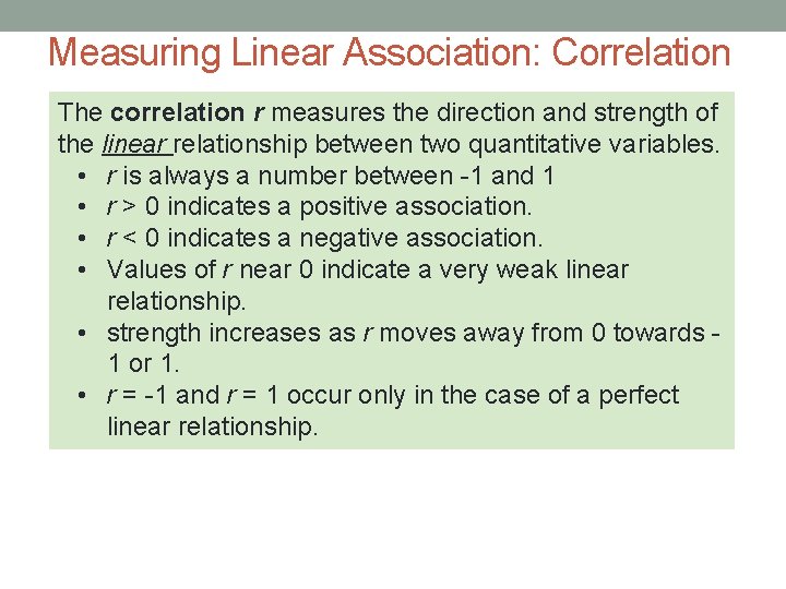 DESCRIBING RELATIONSHIPS 3 1 Scatterplots Questions To Ask