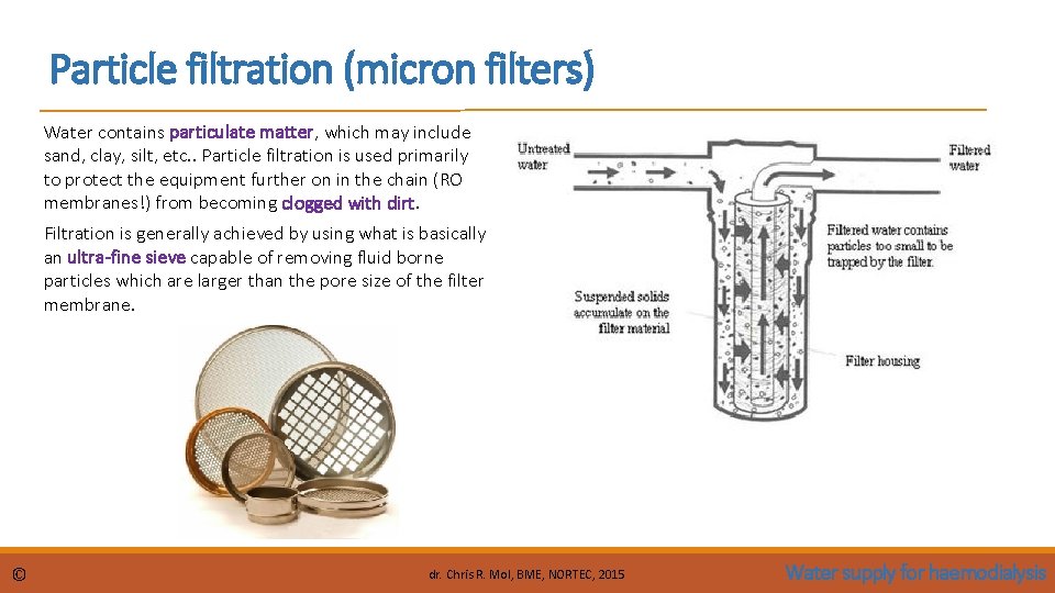 Water supply for haemodialysis o principles of operation