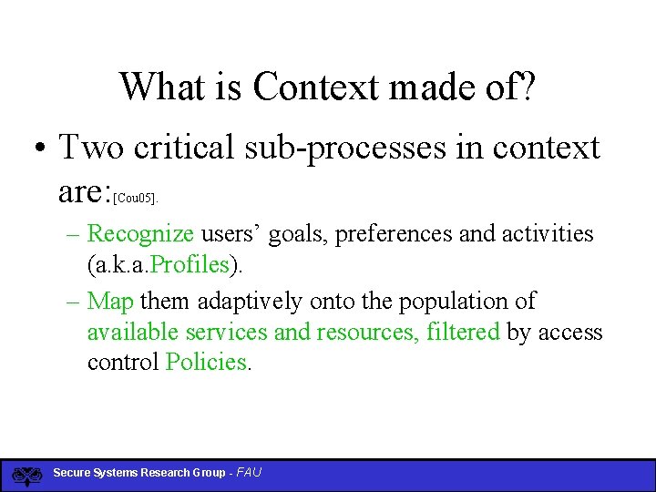 Patterns for Location and Context based access control