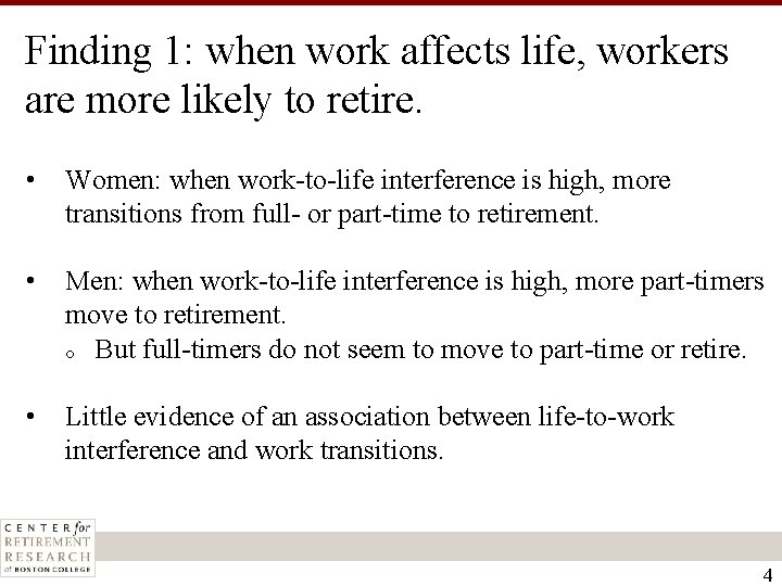 Comments on WorkLife Balance and Labor Force Attachment