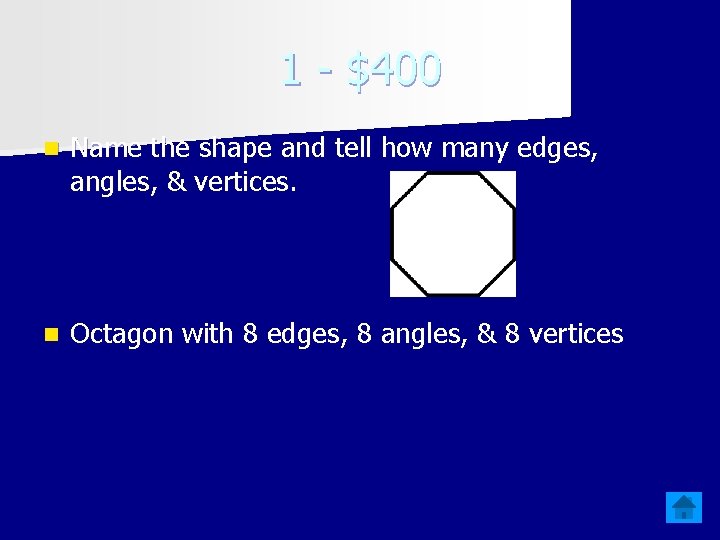 Jeopardy Polygons Triangles Quadrilaterals 3 D Shapes Volume