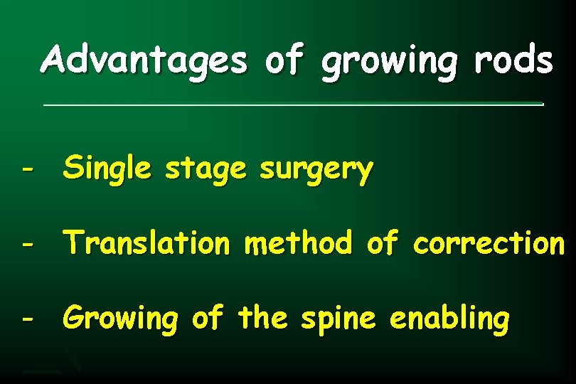 Growing rods in severe juvenile neuromuscular scoliosis M