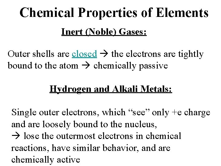 Lecture 25 Quantum Mechanics of Atoms and Atomic