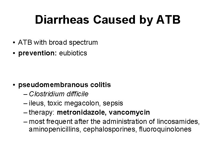 PHARMACOTHERAPY OF URINARY TRACT INFECTIONS AND INFECTIOUS DIARRHEAS