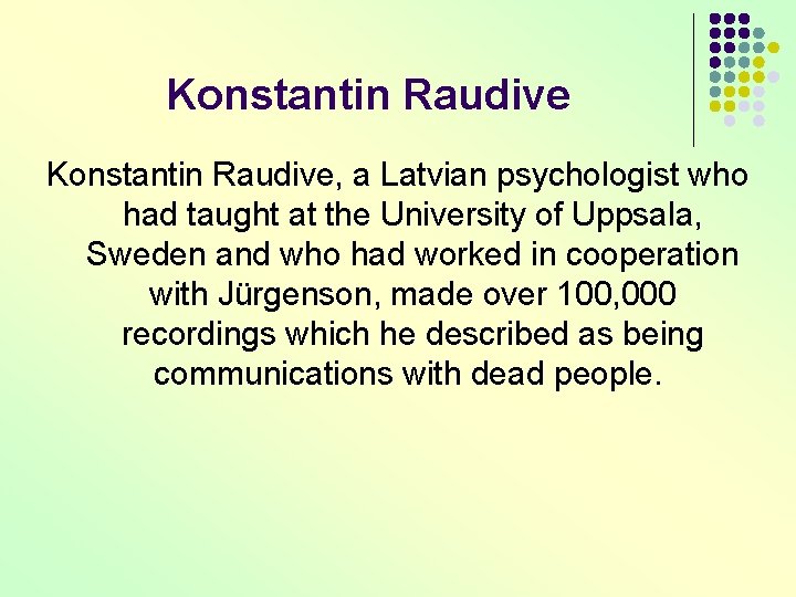 Transcommunication By Monika Nem and Adrianna Figiel What