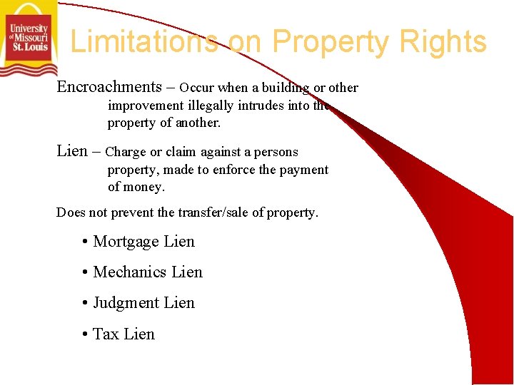 Ownership and Rights Property Rights Revisited Basic Legal