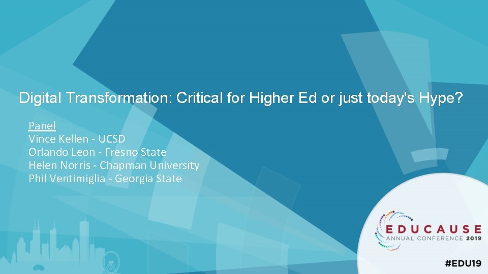 Digital Transformation Critical for Higher Ed or just