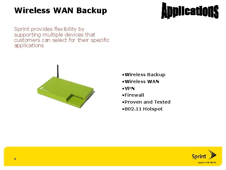The Wireless Network 1 Agenda Brief Introduction A