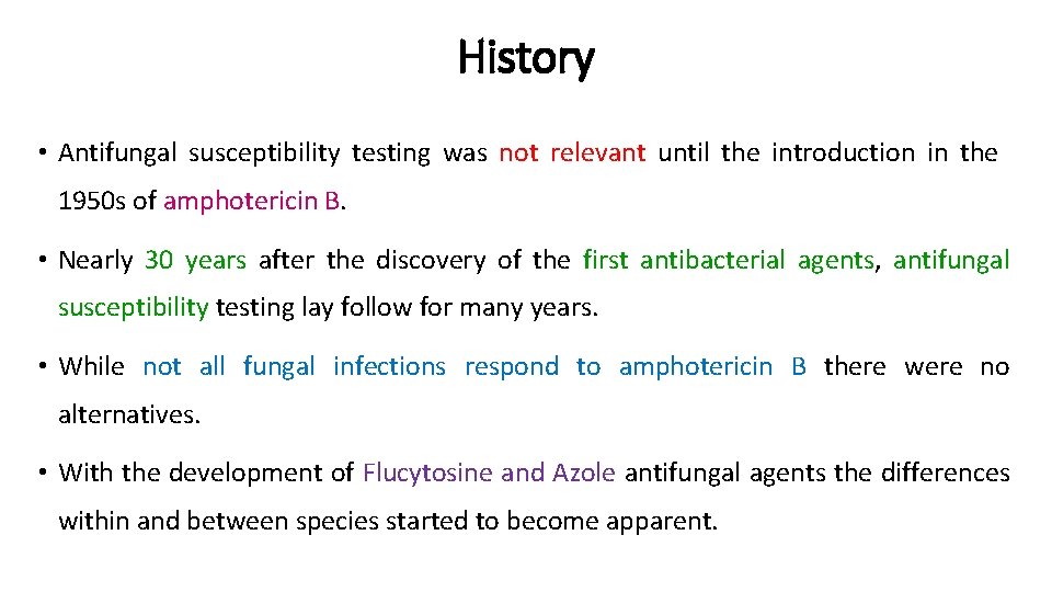 Practical medical mycology Lab 9 Antifungal susceptibility test