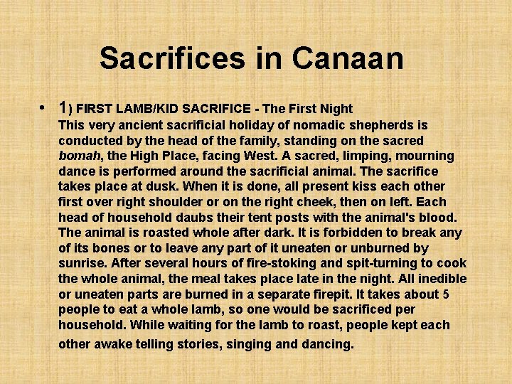 Atonement in Symbols Part 1 Lesson 6 The