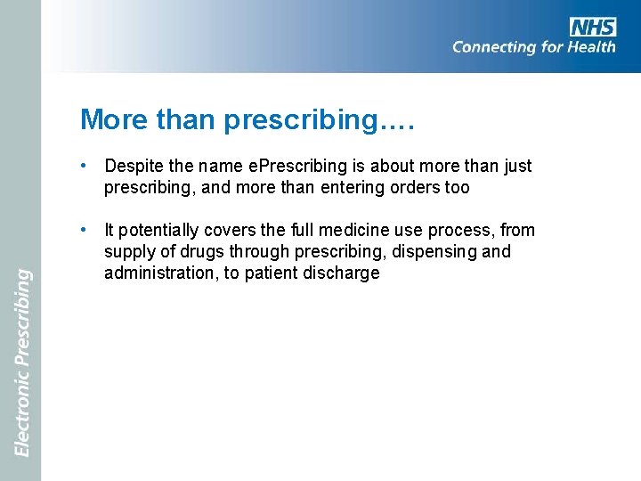Electronic prescribing in hospitals challenges and lessons learned